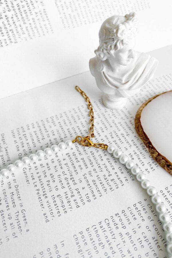 Colar Pearl Cross • HIGHER STORE ⚡️