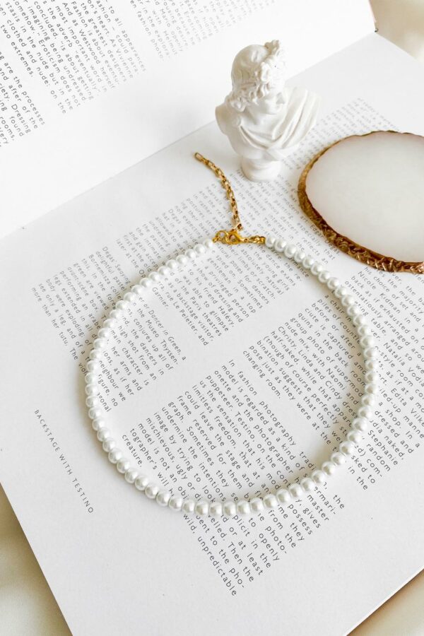 Colar Pearl Cross • HIGHER STORE ⚡️