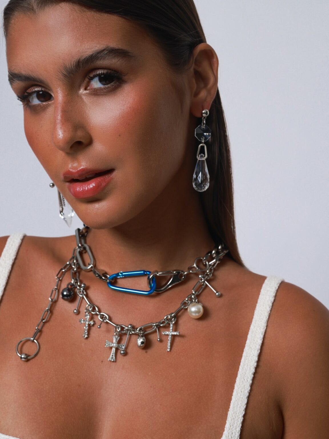 Colar Rebel Cross • HIGHER STORE ⚡️