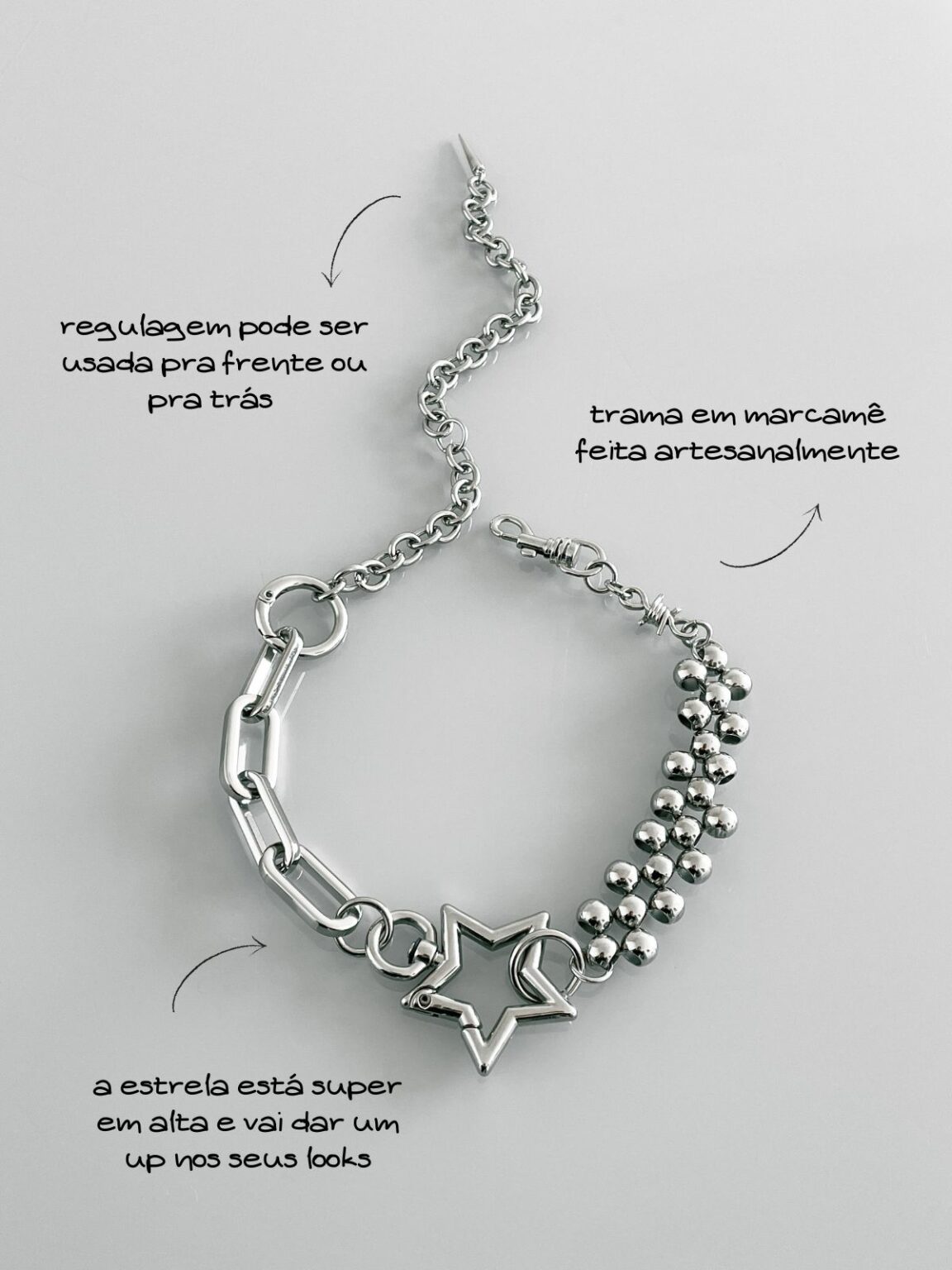 Colar Lucky Star – HIGHER STORE ⚡️